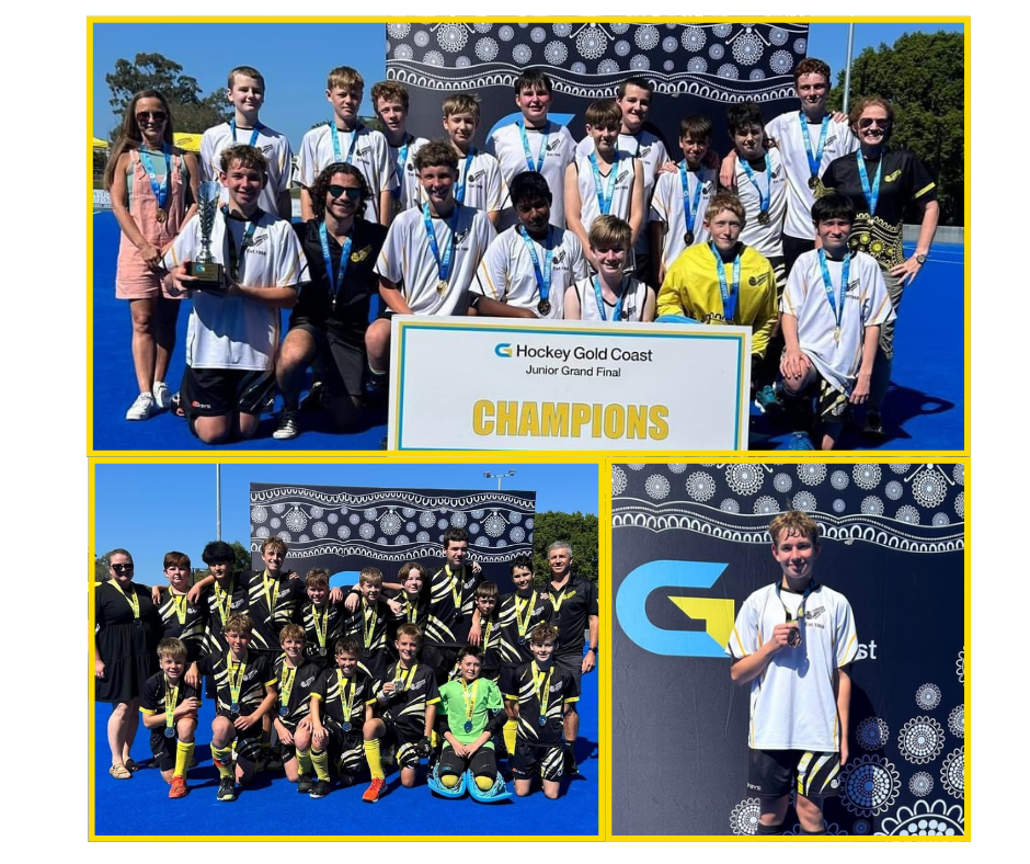 U14’s Boys Grand Final Champions – Labrador Black – Tigerstix Hockey Club