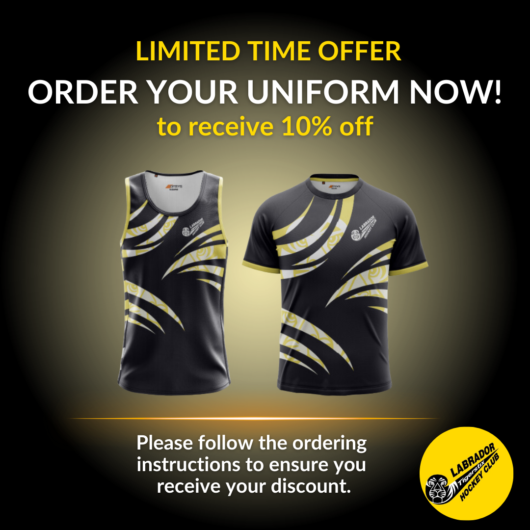 Order Uniforms Now! Limited Time Offer! – Tigerstix Hockey Club